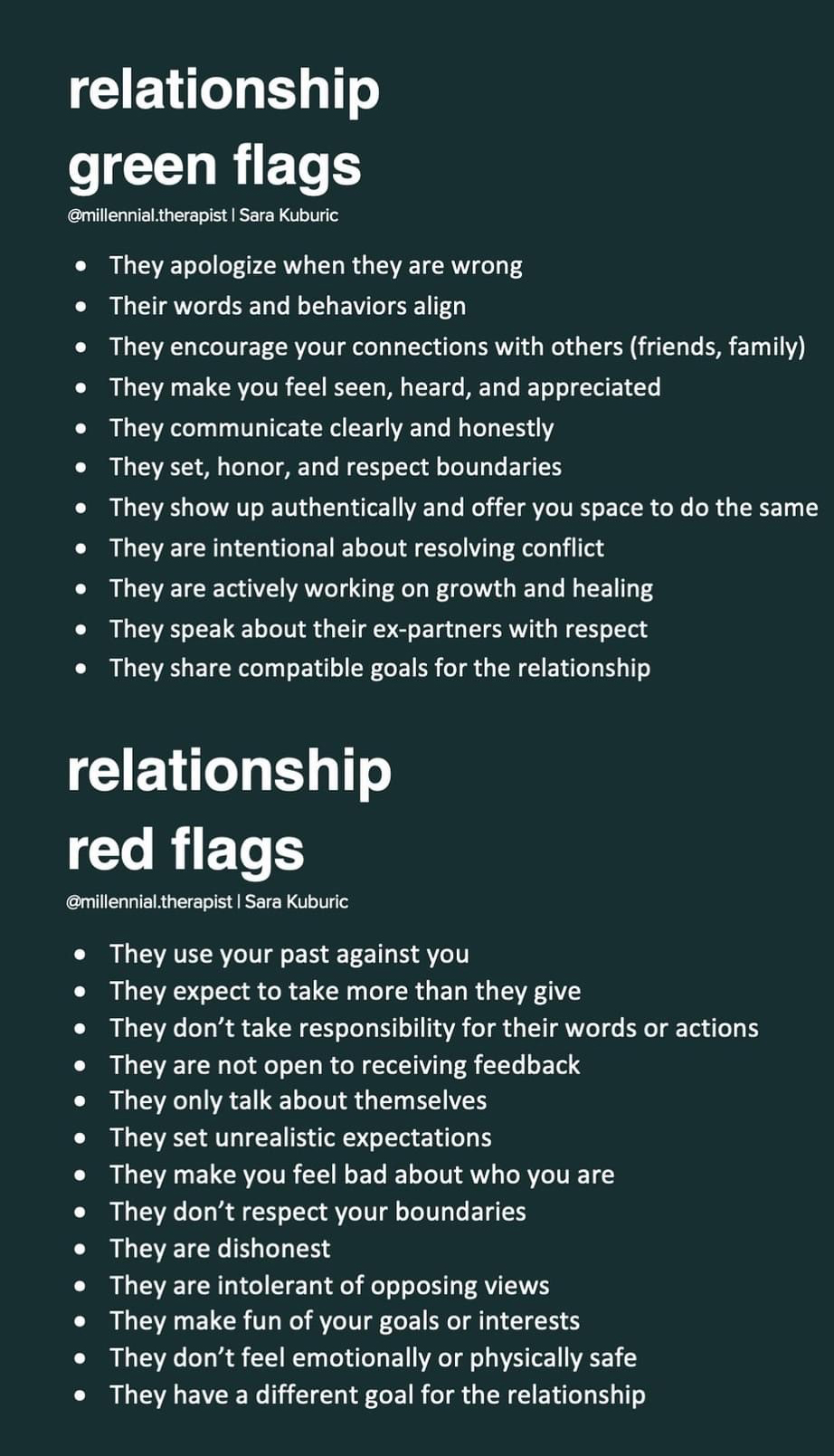 Relationship Green Flags and Red Flags - Susan V. Sims, LMHC, MCAP Relationship Green Flags and Red Flags - Susan V. Sims, LMHC, MCAP